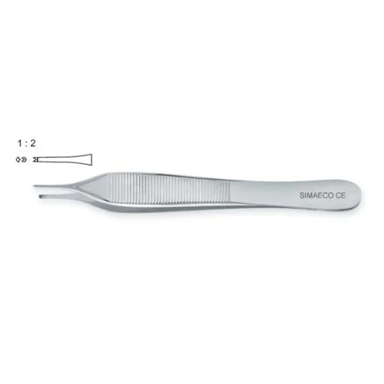 ADSON FORCEPS 12CM 1X2 TEETH